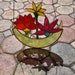 Moon Flowers Stained Glass Pattern PDF Digital File - Etsy