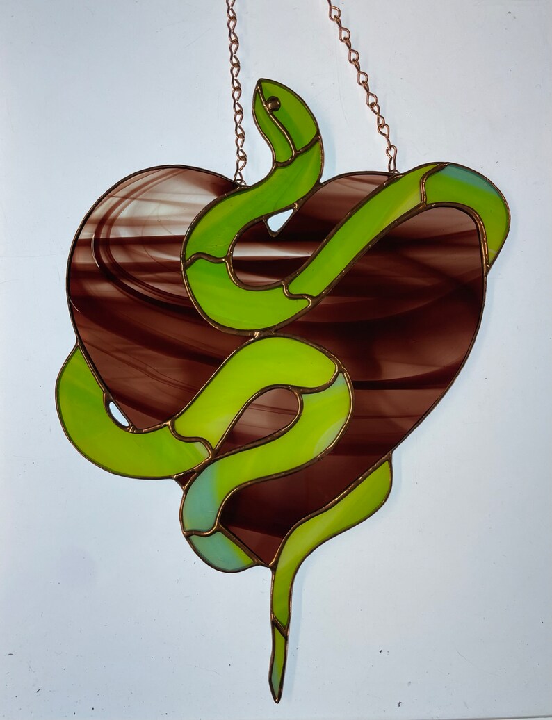 Snake Lover Pattern PDF & PNG Digital File for Stained Glass - Etsy