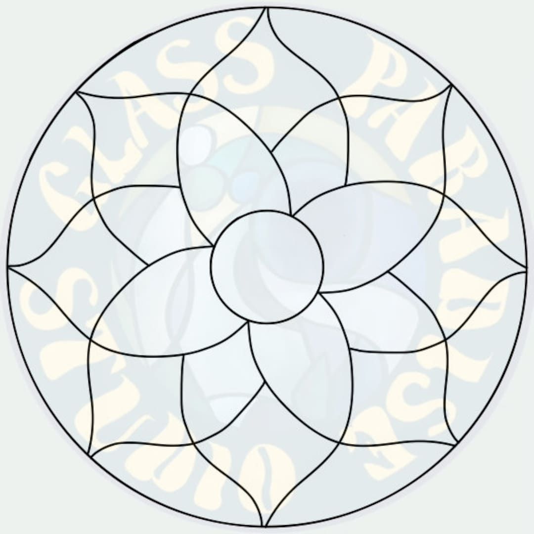 Flower Mandala Pattern PDF Digital File - Etsy