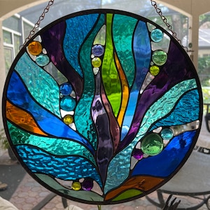 Solar Flare/agave Stained Glass Pattern PDF Digital File - Etsy