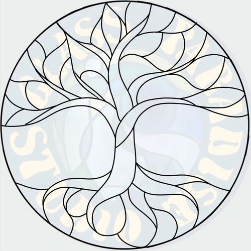 Marijuana Leaf Stained Glass Pattern PDF Digital File - Etsy