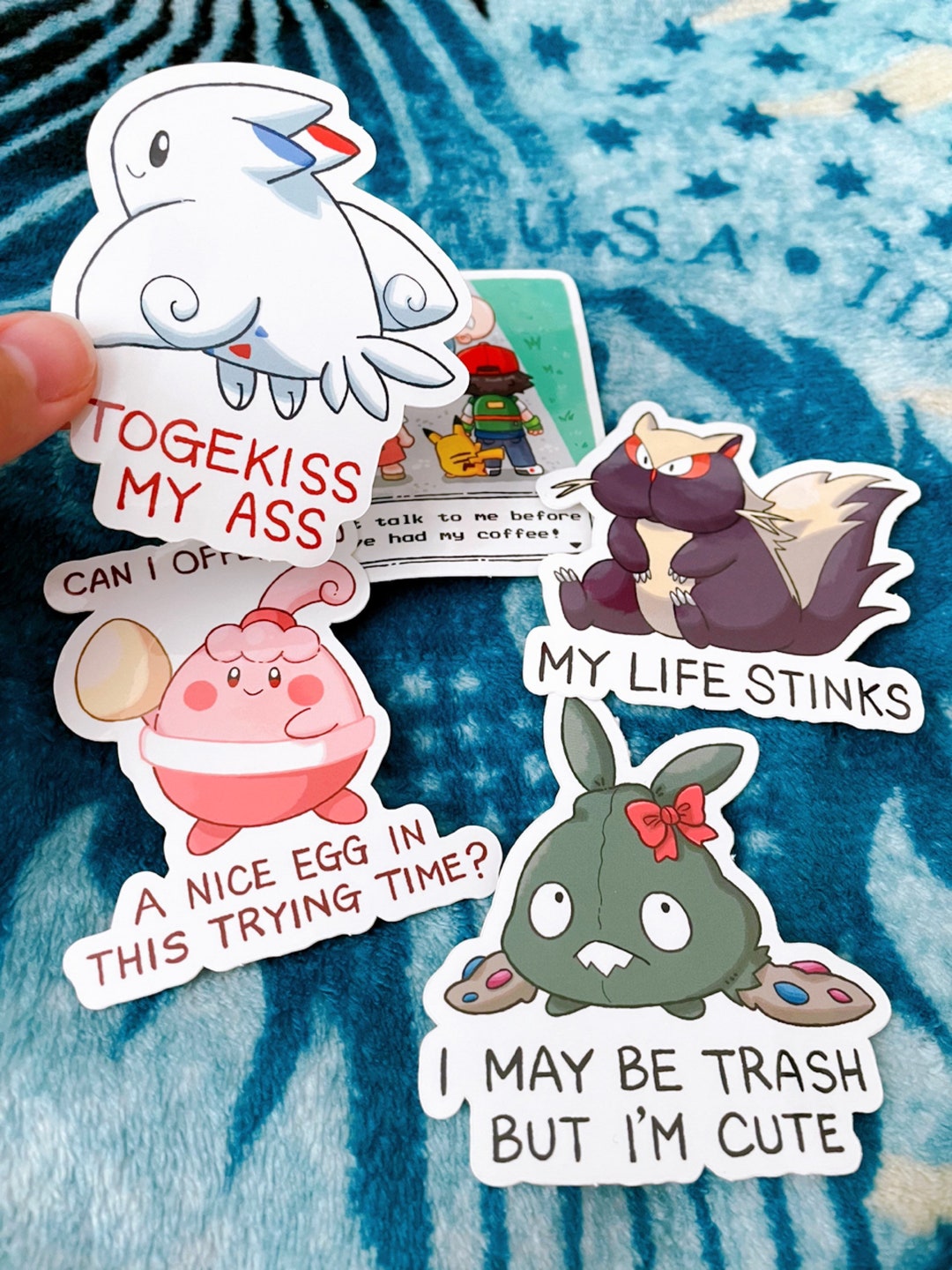 Aggressive Pokémon Stickers 3.0 SET - Etsy