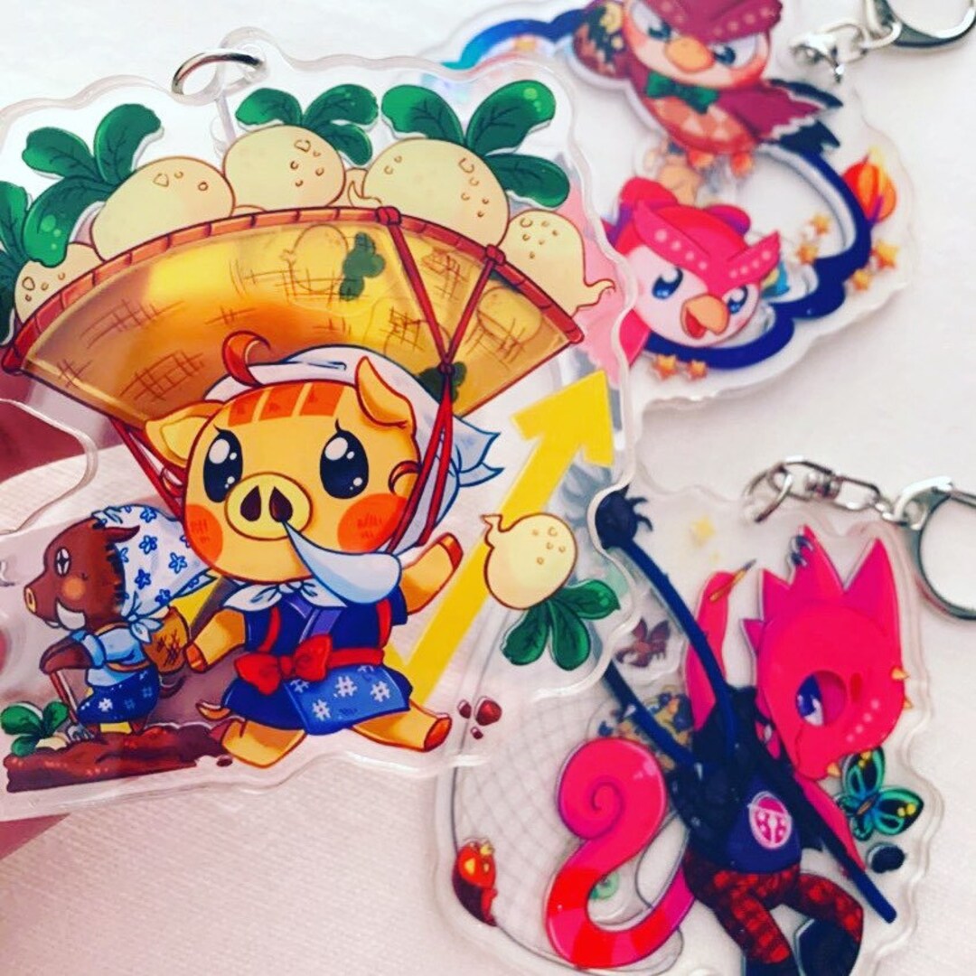 Animal Crossing Inspired Shaker Charms - Island Fun! - Etsy