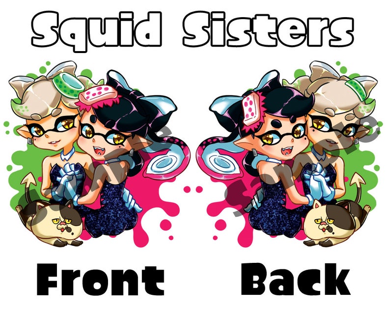 Splatoon Inspired Acrylic Keychains - Etsy