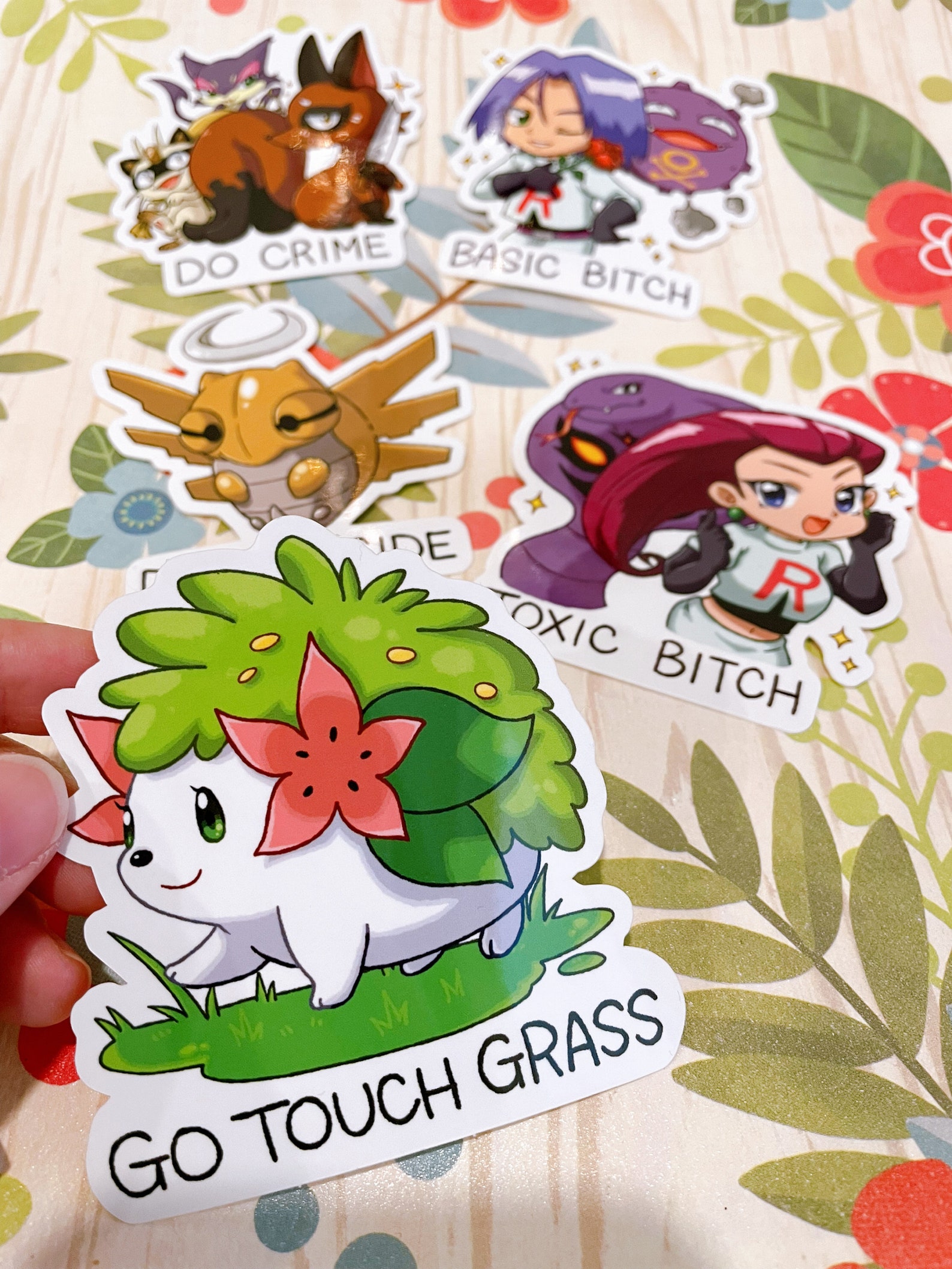 Aggressive Pokémon Stickers 5.0 SET - Etsy