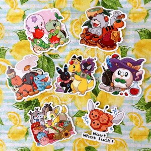 Fall Foods Pokémon Stickers SET - Etsy Canada
