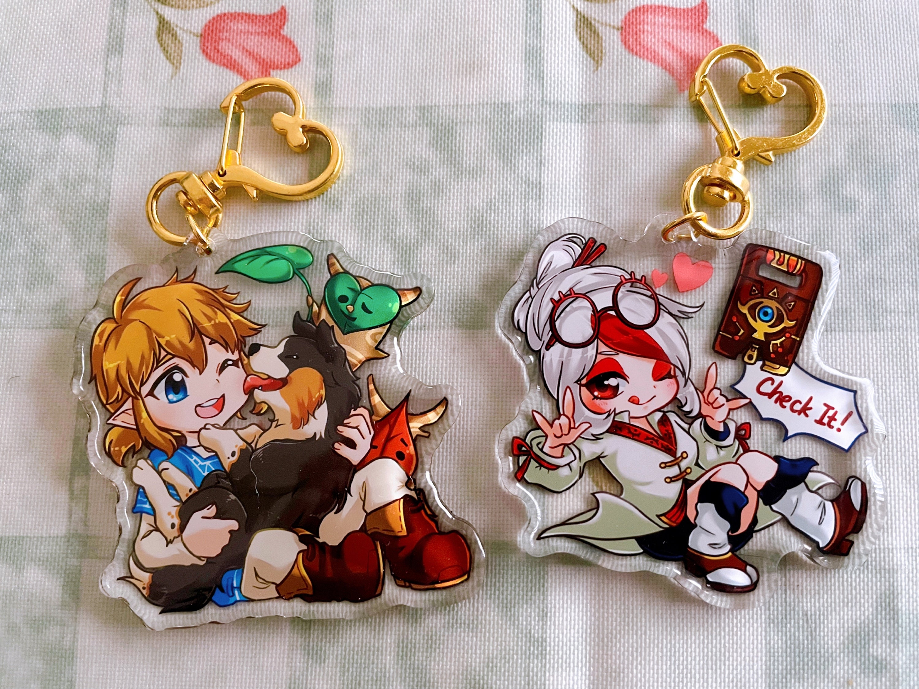 Zelda Inspired Charms - Hero and Researcher - Etsy