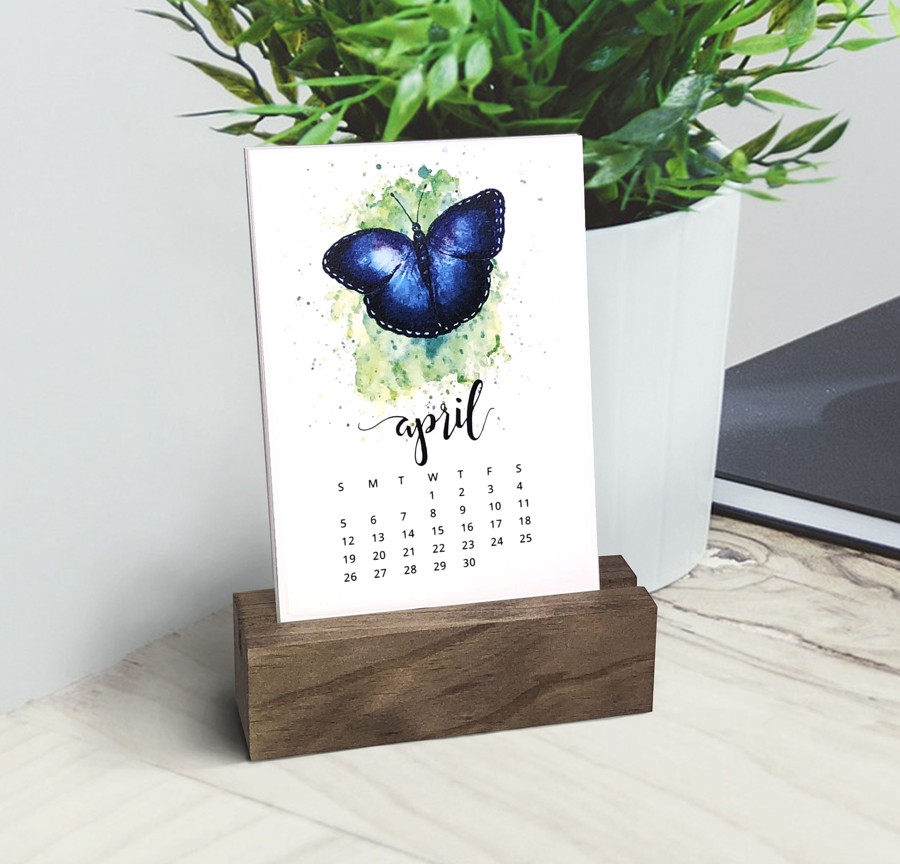 2020 Butterflies Desk Calendar - Etsy