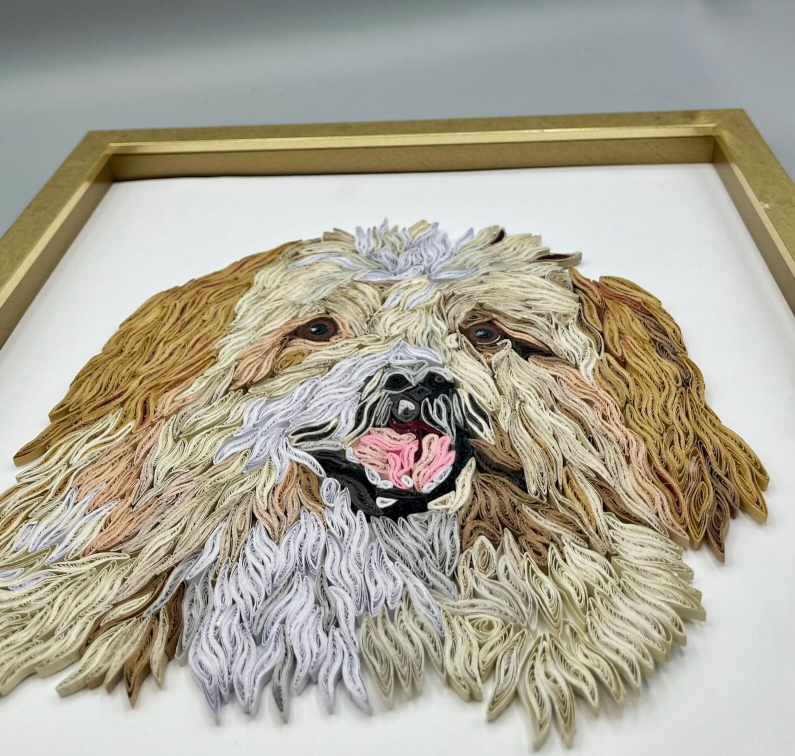 Custom Paper-quilled Pet Portrait | Handmade Art, Gift for Pet Lovers ...