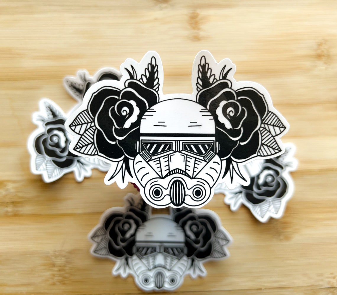 Traditional Stormtrooper Sticker Starwars Sticker Gifts for - Etsy