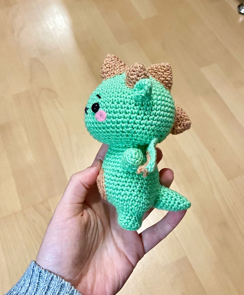 Cute Baby Dragon Pattern Crochet Patterns Dragon Amigurumi English PDF ...