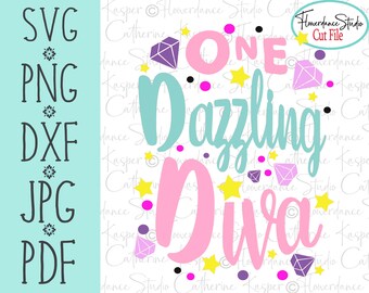 Diva Word Svg - Etsy