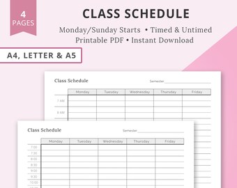 Course Overview, Course Planner, Course Tracker, Class Overview, Class ...