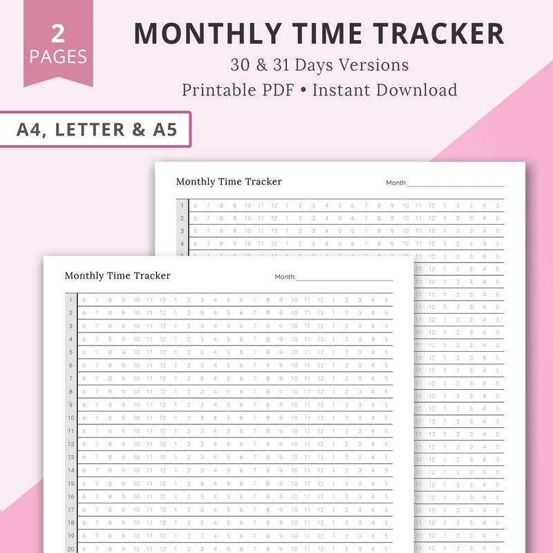 Time Tracker - Etsy