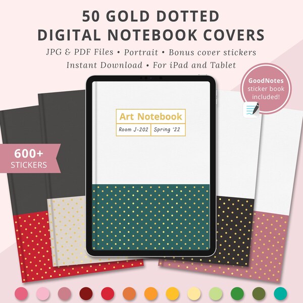 Digital Notebook Cover Black and White - Etsy UK