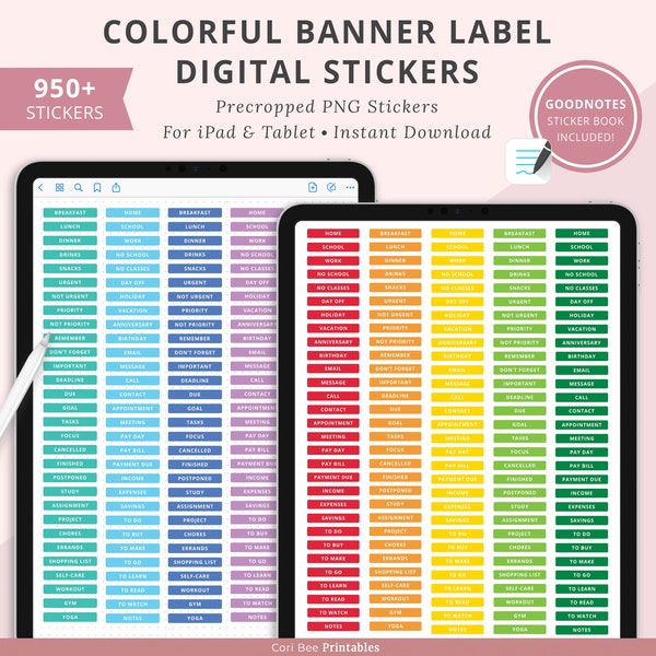 Planner Labels - Etsy