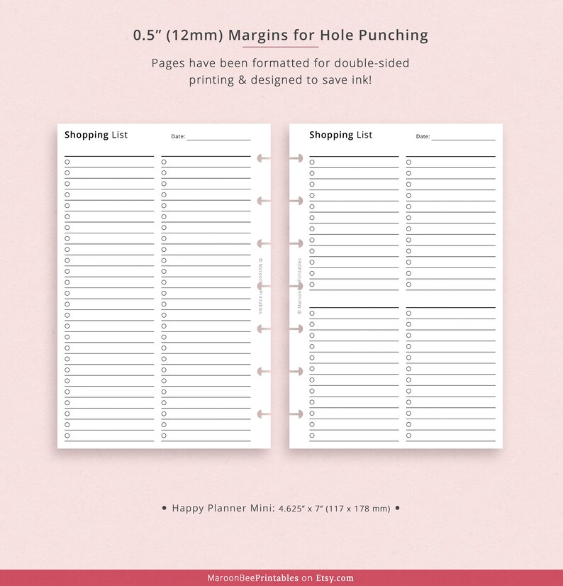 Editable Shopping List Fillable to Do List Template Editable - Etsy