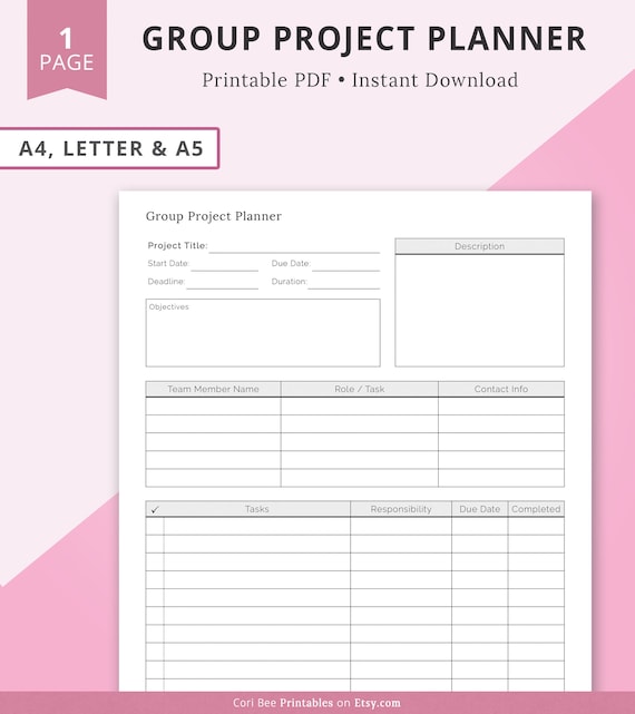 Group Work Template Recommended) 18 Best Work Planning Templates