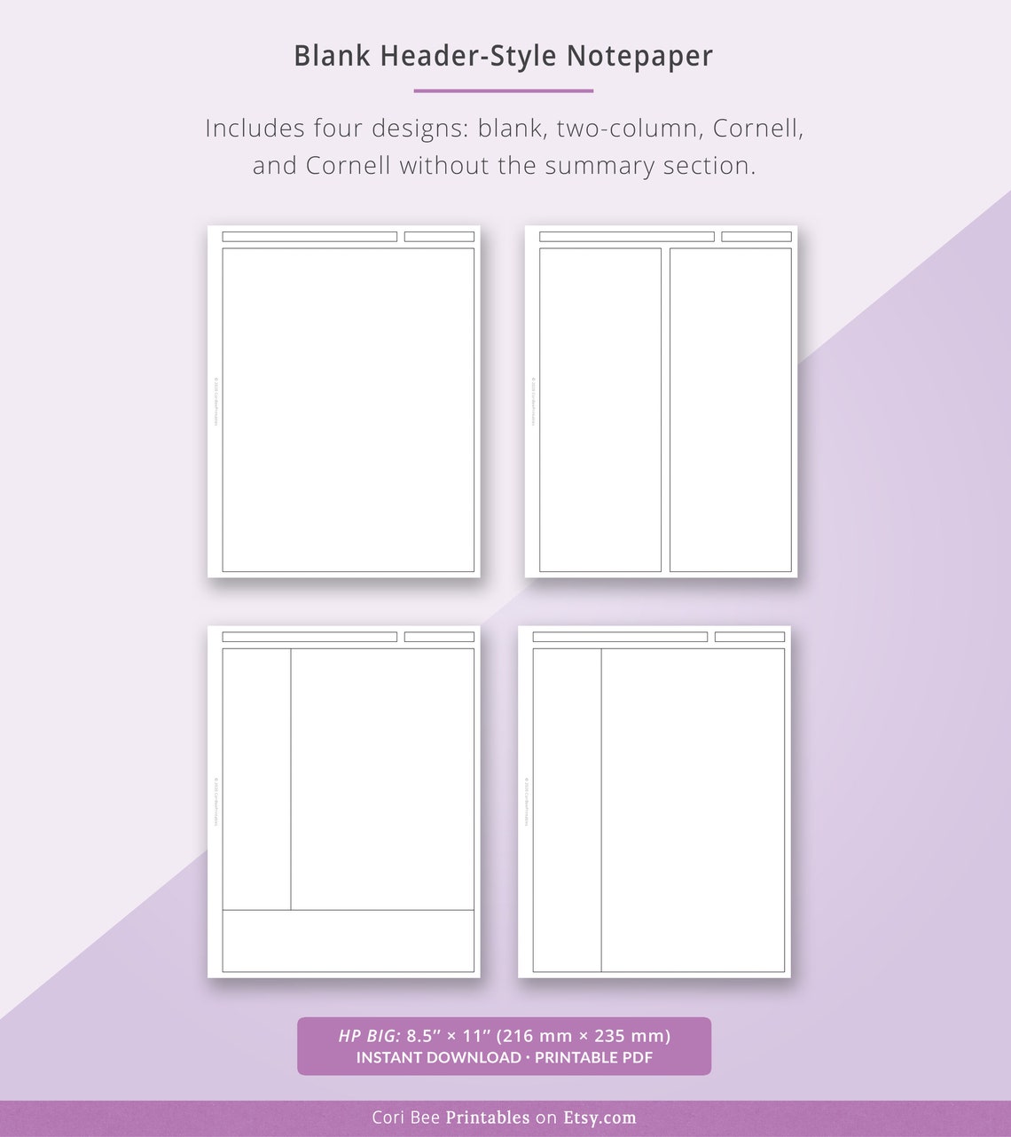 Big Happy Planner Template Printable Happy Planner Insert | Etsy