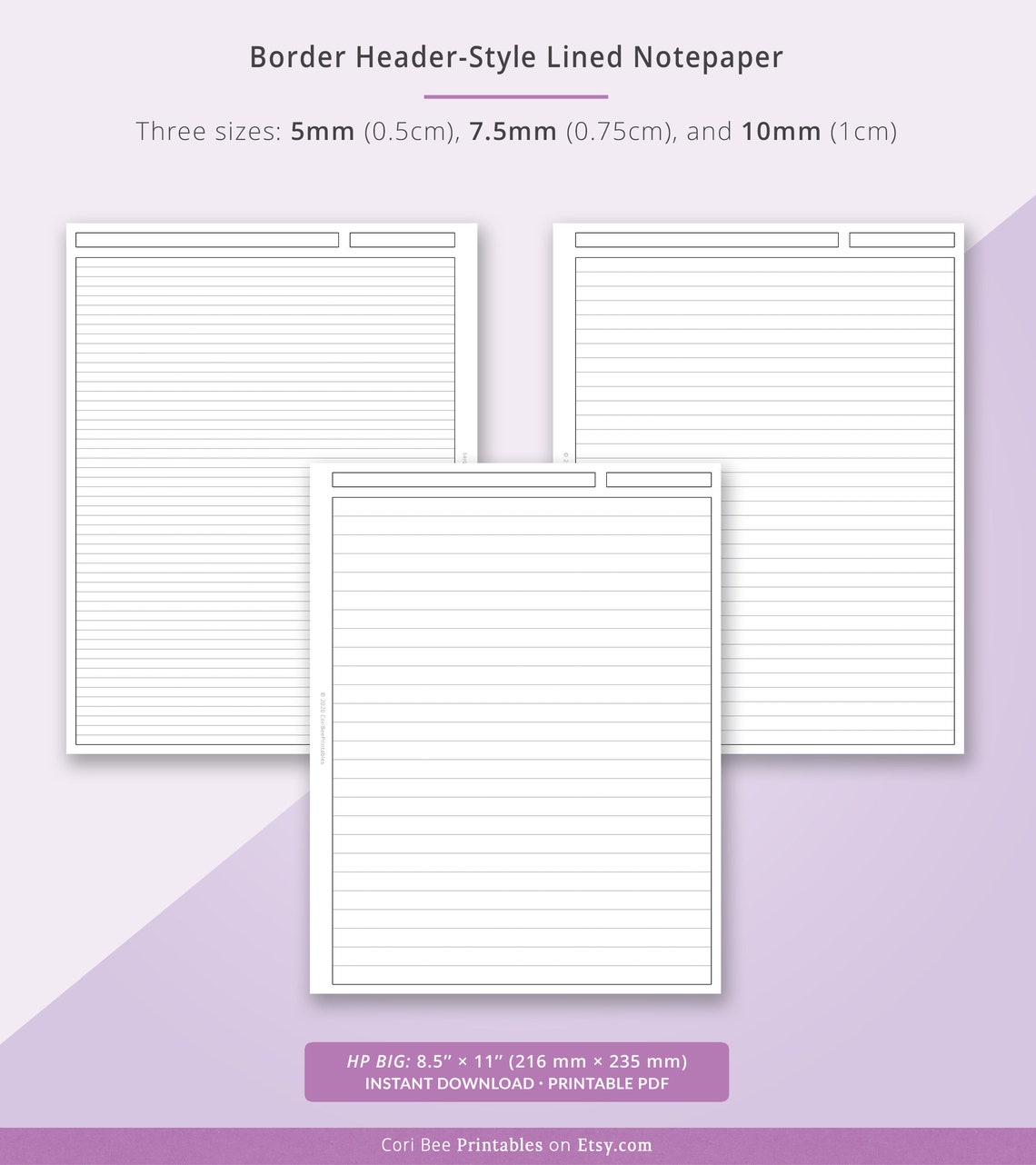 Big Happy Planner Inserts, Happy Planner Printable, Big HP, Letter ...