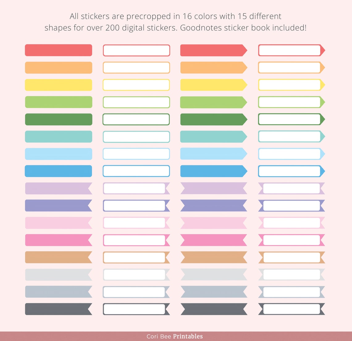Goodnotes Digital Stickers PNG Digital Stickers Precropped - Etsy