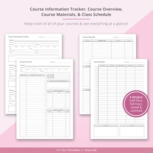 Student Planner Essentials Bundle, Student Printables, Student Bundle ...