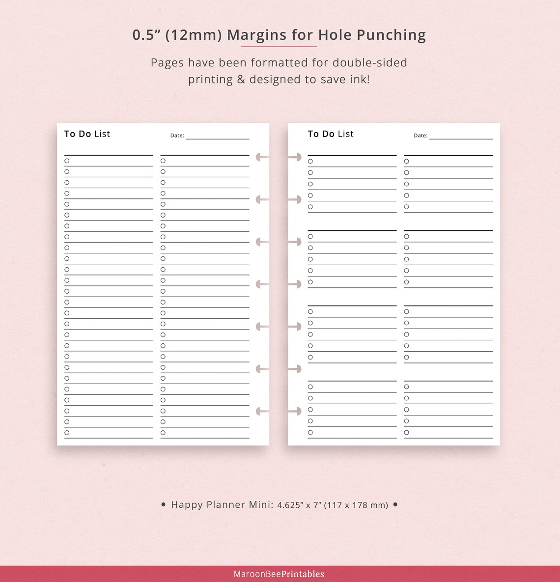 Editable to Do List Bundle Fillable to Do Lists Editable | Etsy