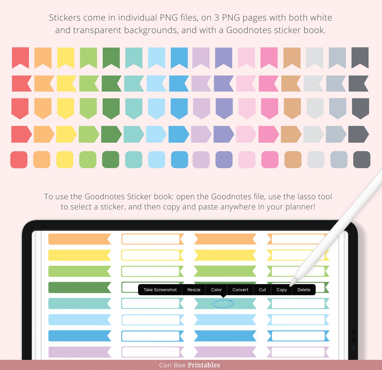 Goodnotes Digital Stickers PNG Digital Stickers Precropped - Etsy