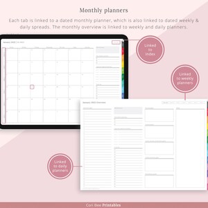 Colorful 2022 Weekly to Do List Digital Planner Goodnotes - Etsy