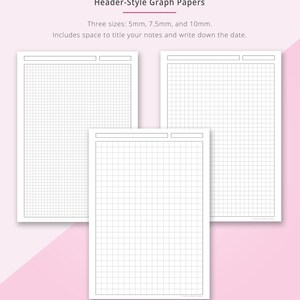 Graph Paper, Graph Note Paper, Graph Notebook Paper, Printable Graph ...