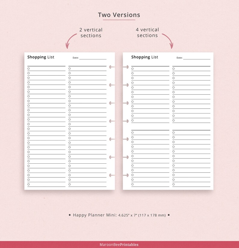Editable Shopping List Fillable to Do List Template Editable - Etsy