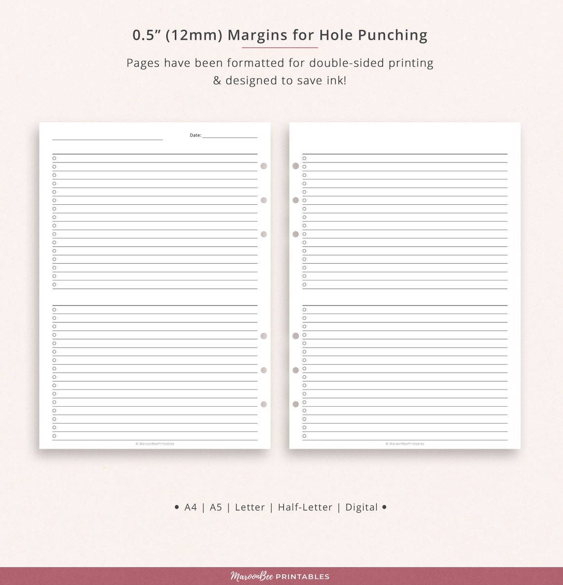 Editable to Do List Planner Insert Checklist Printable - Etsy