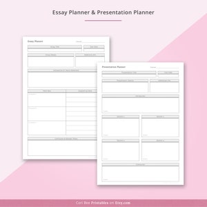 Student Planner Essentials Bundle, Student Printables, Student Bundle ...