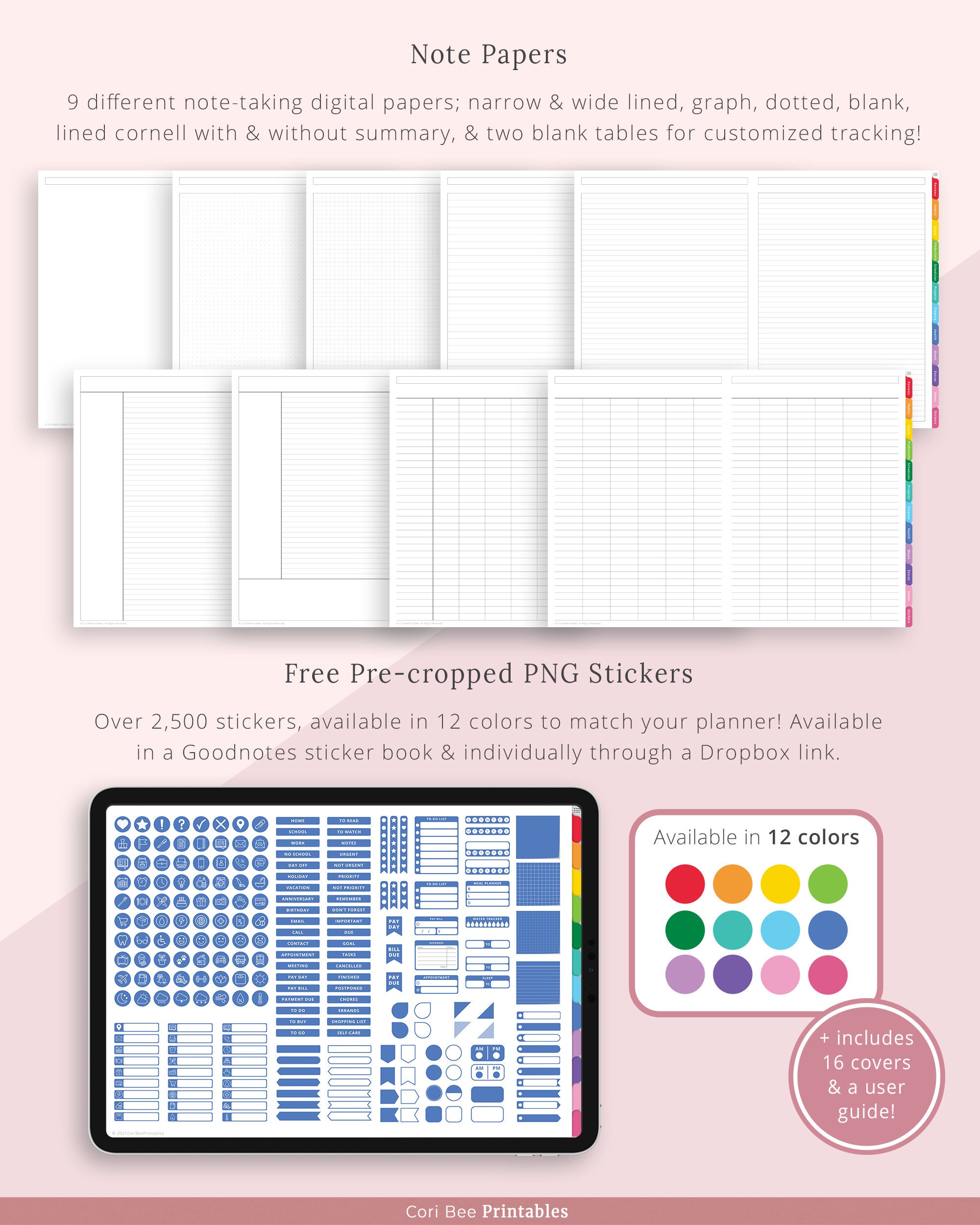 Colorful 2022 Weekly to Do List Digital Planner Goodnotes - Etsy
