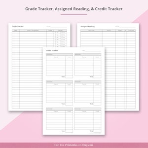 Student Planner Essentials Bundle, Student Printables, Student Bundle ...