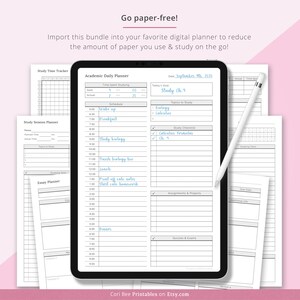 Student Planner Essentials Bundle, Student Printables, Student Bundle ...