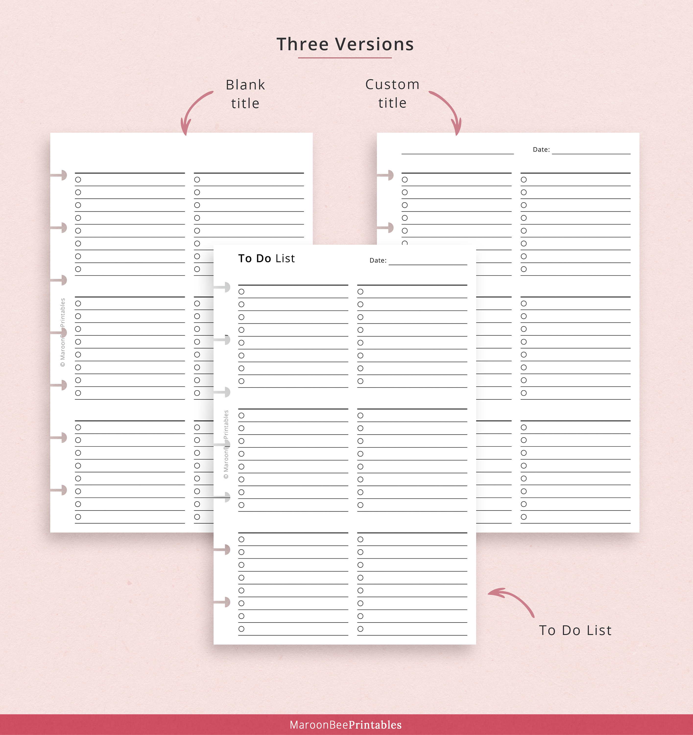 Editable to Do List Fillable to Do List Template Editable HP - Etsy
