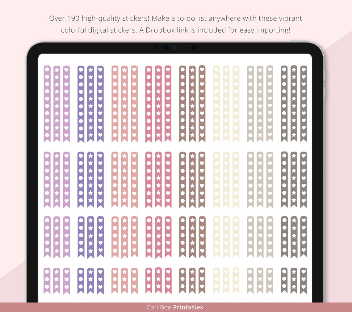 Digital Planner Stickers to Do List Stickers Ipad Planner | Etsy