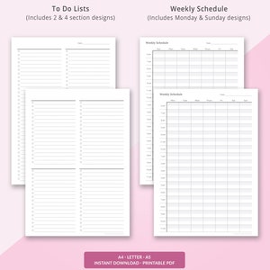 Productivity Planner Bundle, Deluxe Priority Matrix, 100 Days of ...