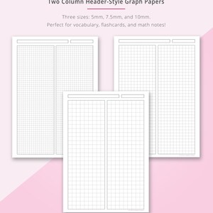 Graph Paper, Graph Note Paper, Graph Notebook Paper, Printable Graph ...