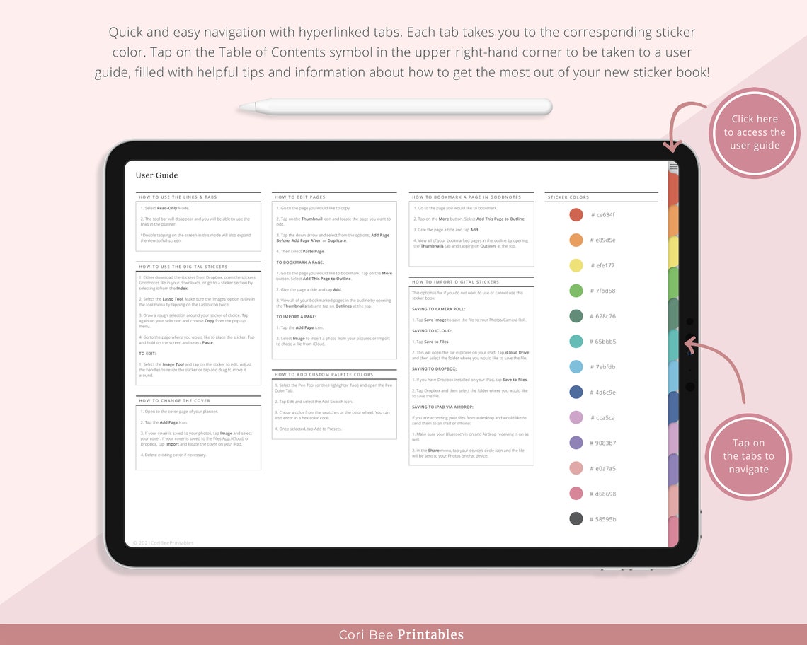 Ultimate Goodnotes Sticker Book Digital Stickers Digital - Etsy