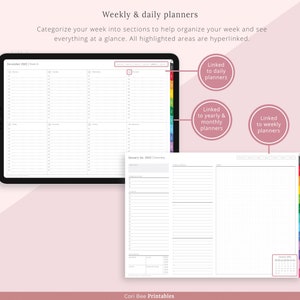 Colorful 2022 Weekly to Do List Digital Planner Goodnotes - Etsy