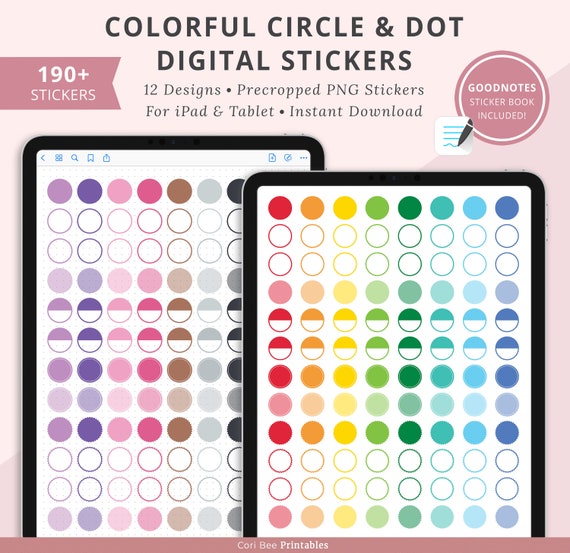Goodnotes Digital Stickers Digital Planner Stickers Ipad | Etsy