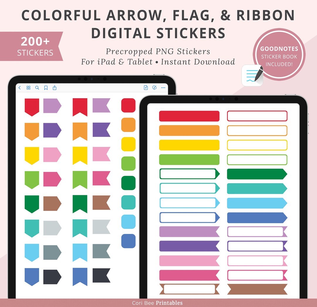 Goodnotes Digital Stickers, Goodnotes Stickers, Digital Planner ...