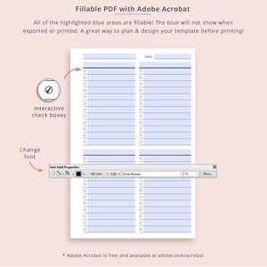 Editable to Do List Bundle, Fillable to Do Lists, Editable Printable to ...
