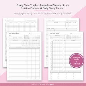 Student Planner Essentials Bundle, Student Printables, Student Bundle ...