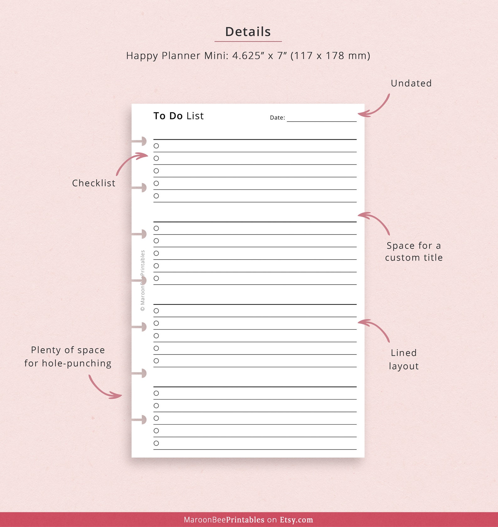 Editable to Do List, Fillable to Do List, Editable HP Insert, Wish List ...