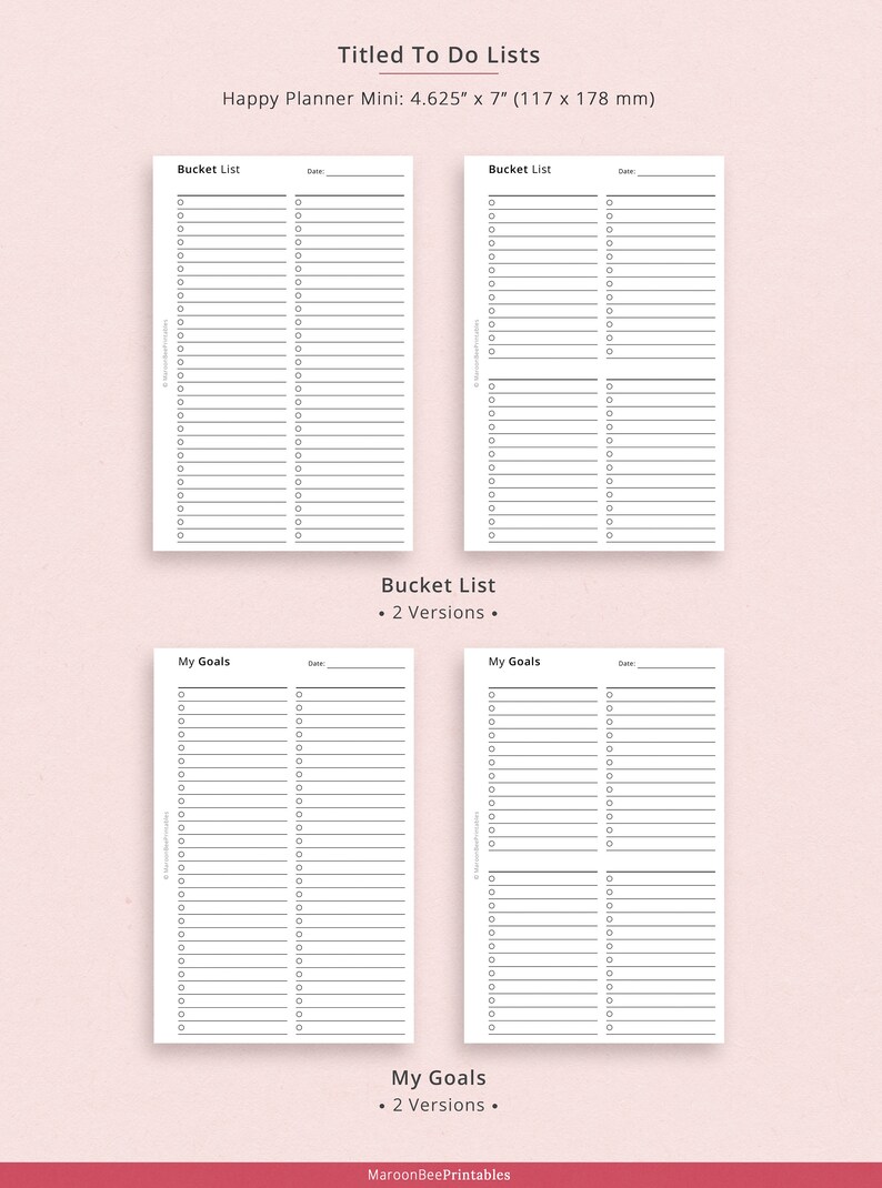 Editable to Do List Bundle Fillable to Do Lists Editable - Etsy