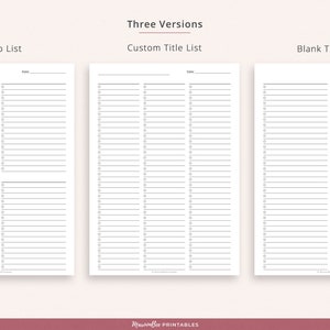Editable to Do List Bundle, Fillable to Do List Pack, Checklist ...