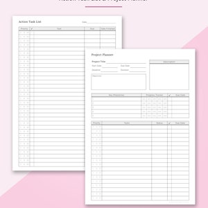 Productivity Planner Bundle, Deluxe Priority Matrix, 100 Days of ...